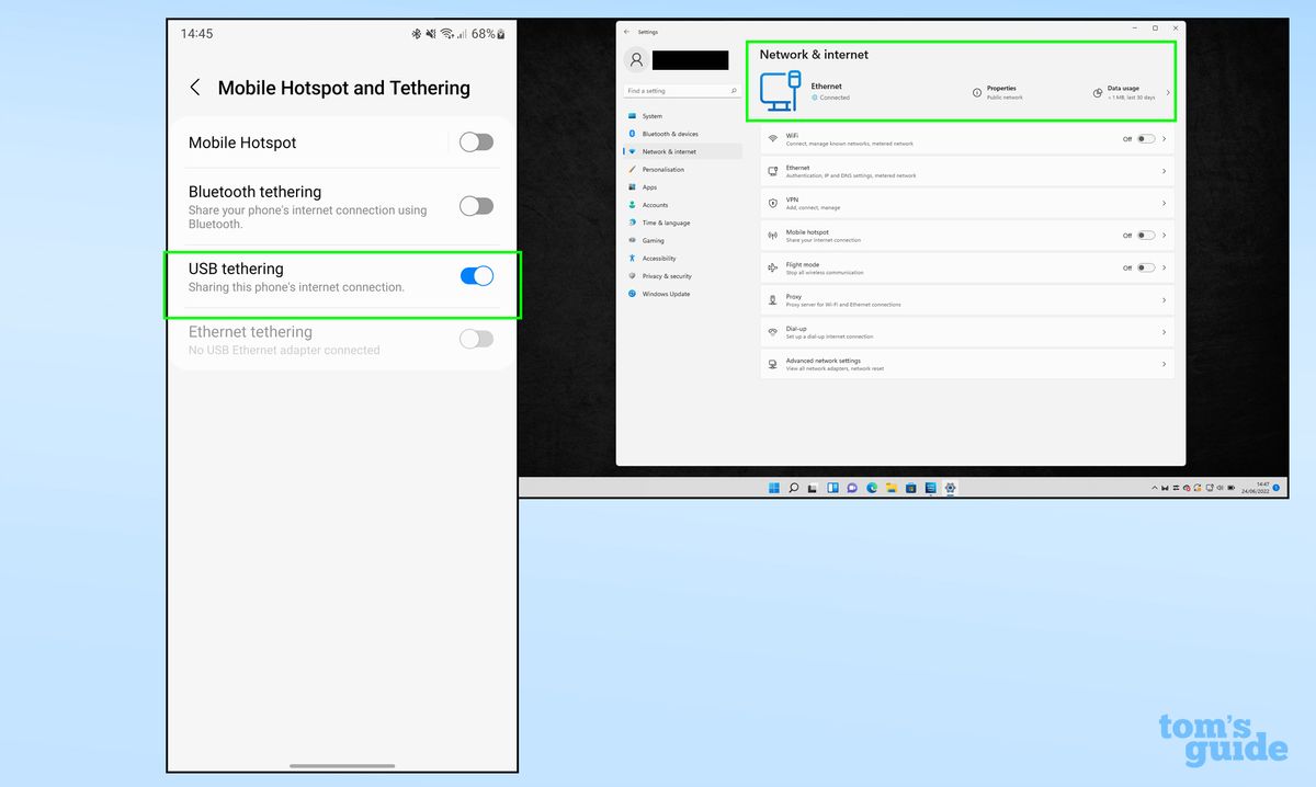 How to share Wi-Fi on Android using USB tethering | Tom's Guide