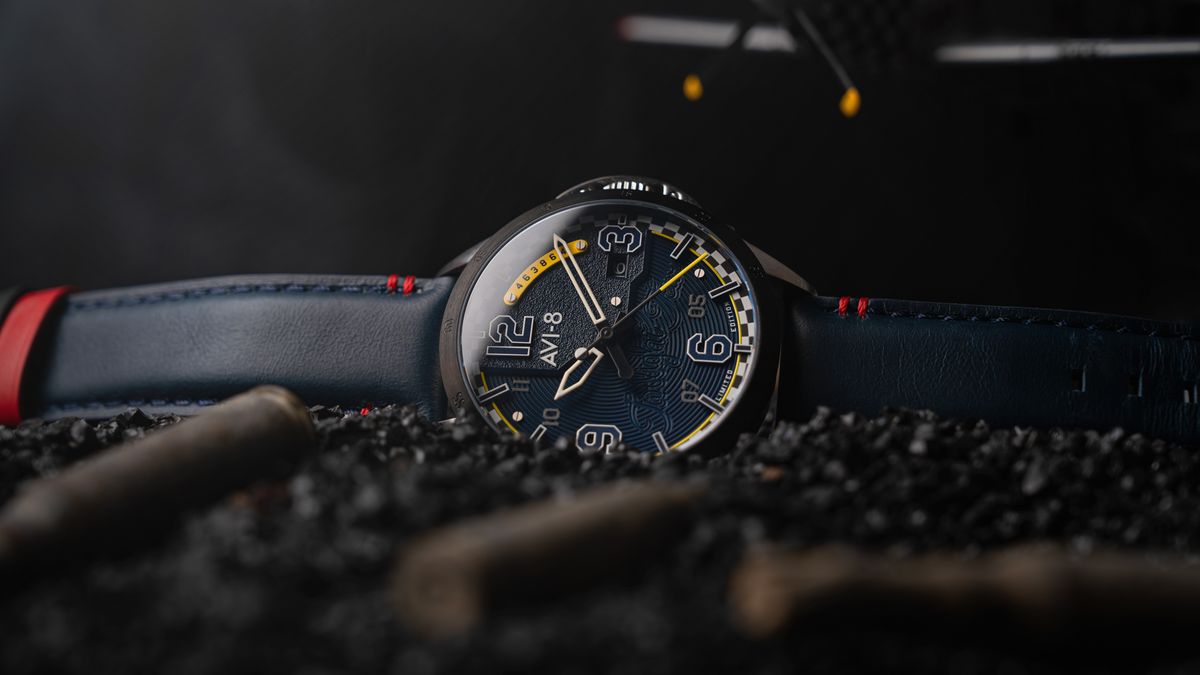 This AVI-8 watch is made from the iconic P-51 Mustang fighter plane | T3