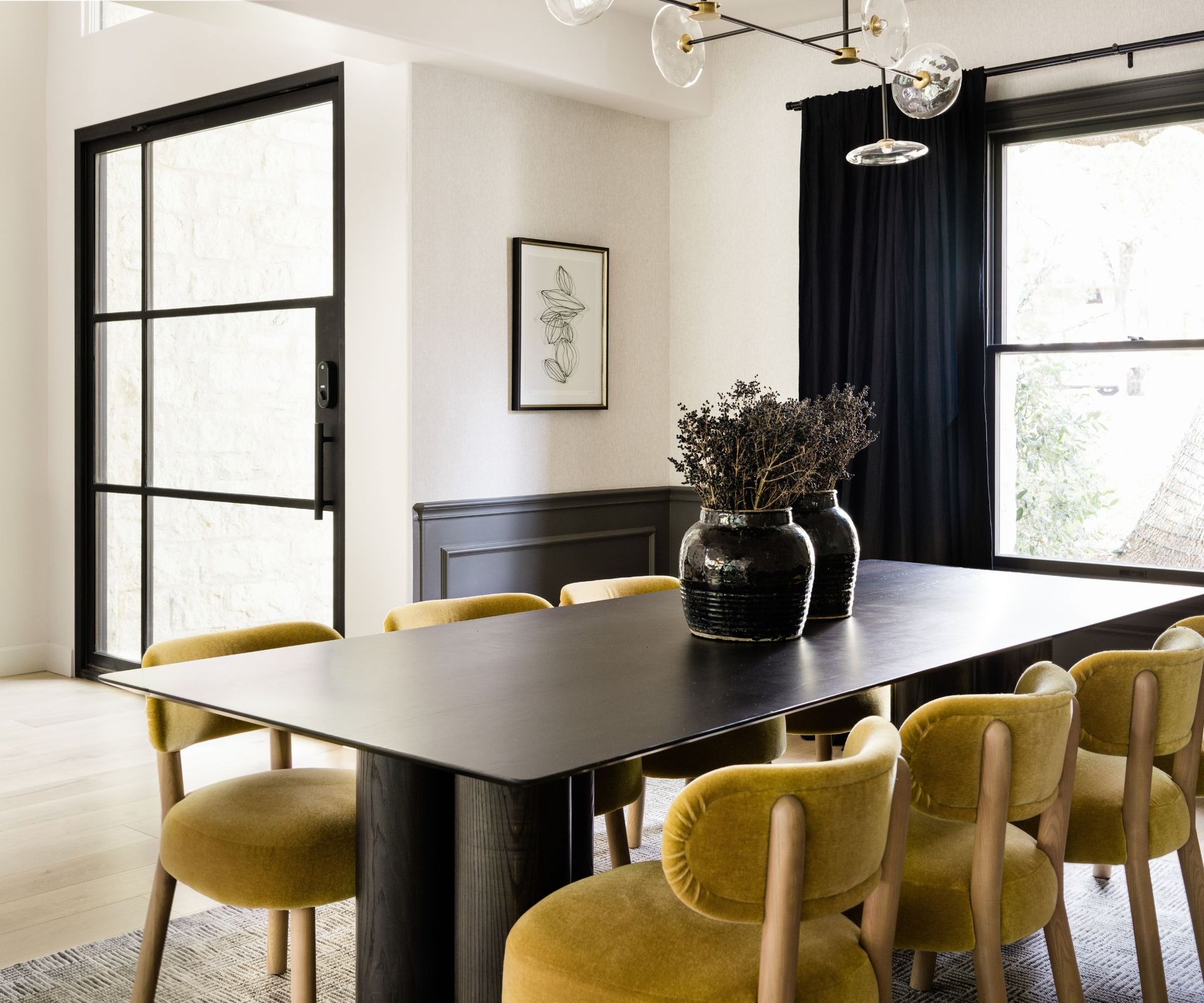 Moody shades and soft neutrals brought this home up to date | Homes and ...