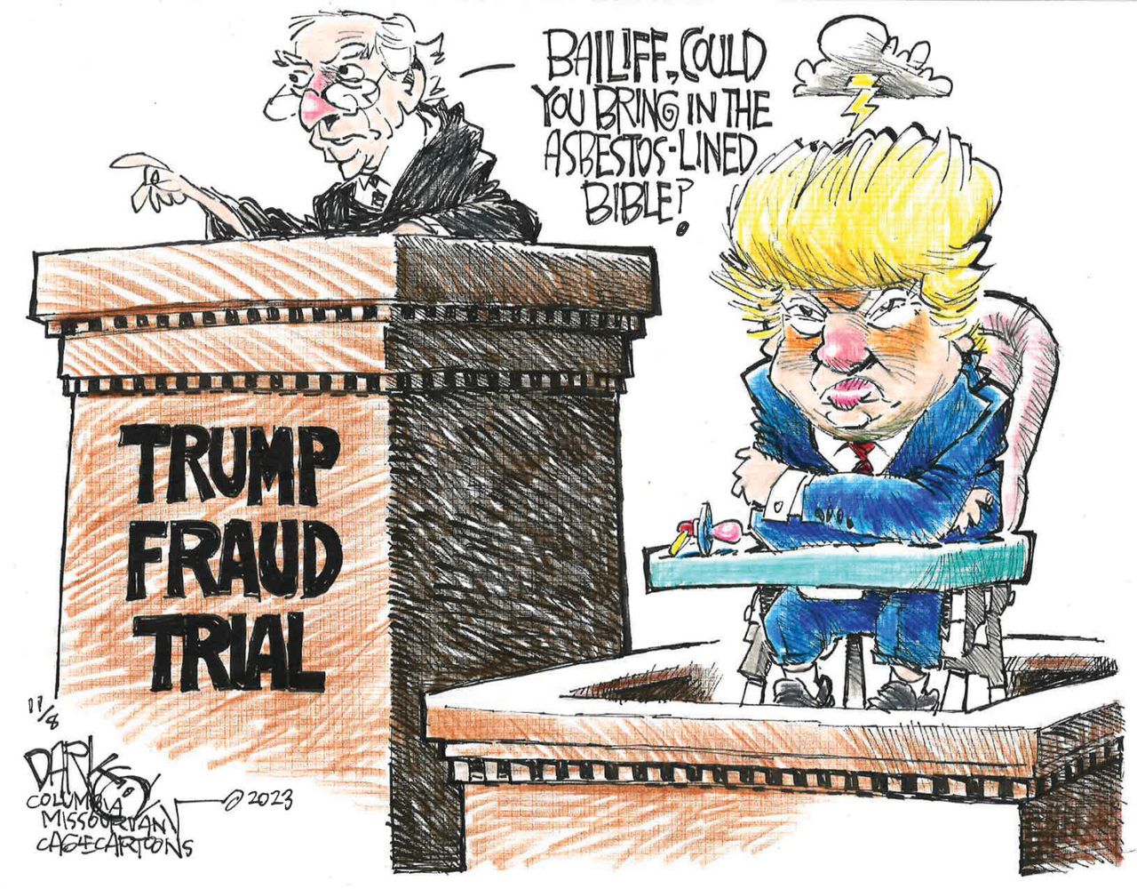 5 fabulously funny cartoons about Donald Trump's courtroom drama | The Week