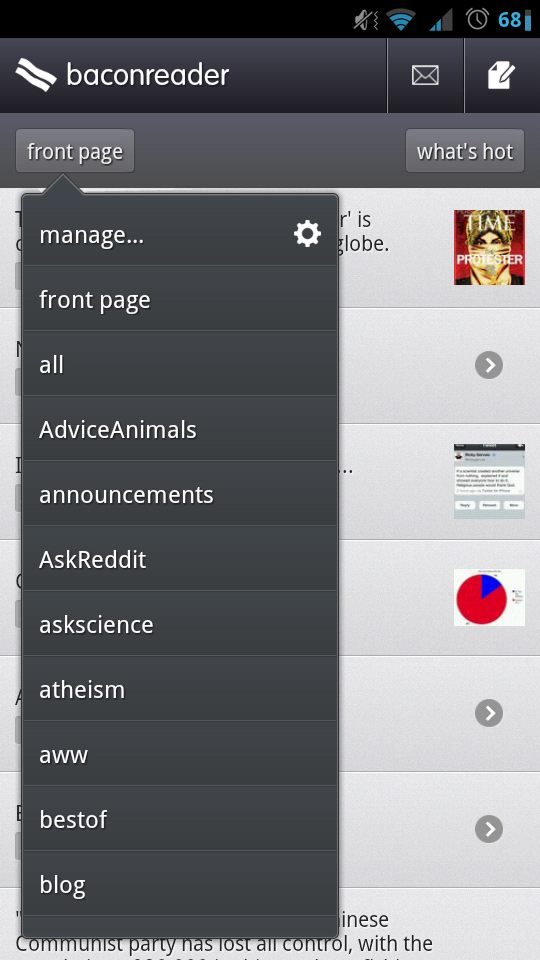 Android App Review: BaconReader | Android Central