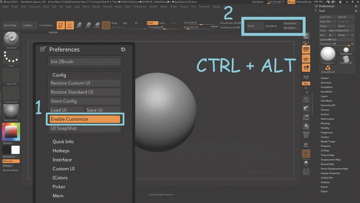 Work smart with your Zbrush UI | Creative Bloq