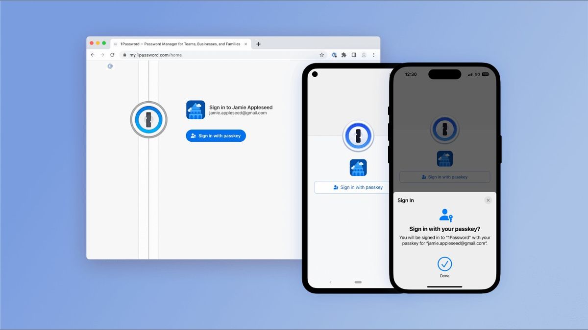 1Password now lets you swap out your master password for a passkey | Android Central