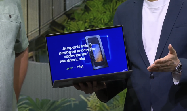 Acer shows off the very first Intel Panther Lake laptop with what's ...