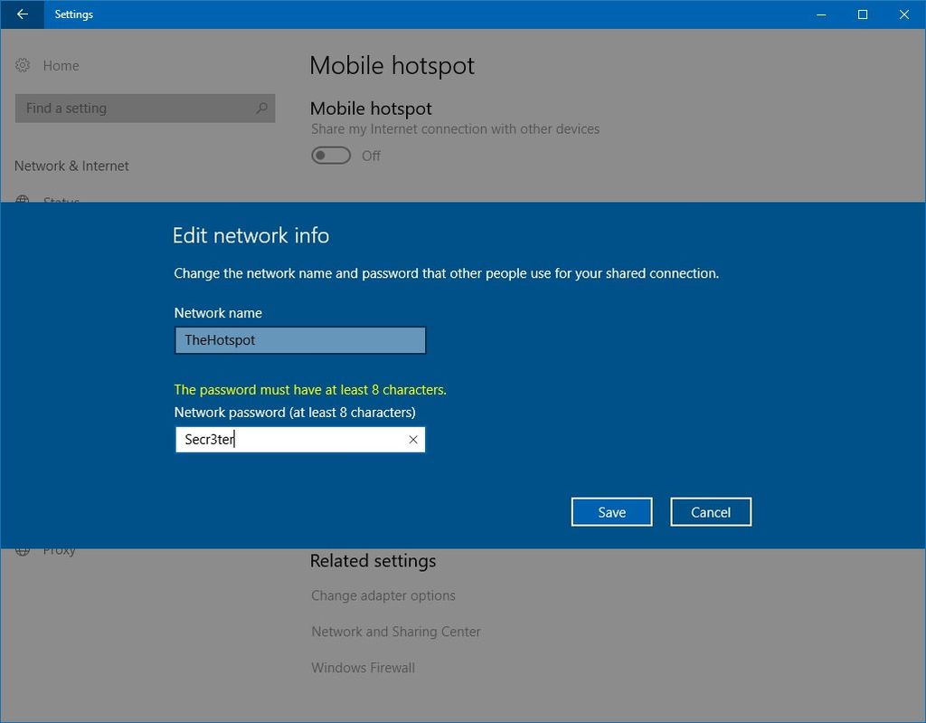 How to share an internet connection using a wireless hotspot on Windows ...