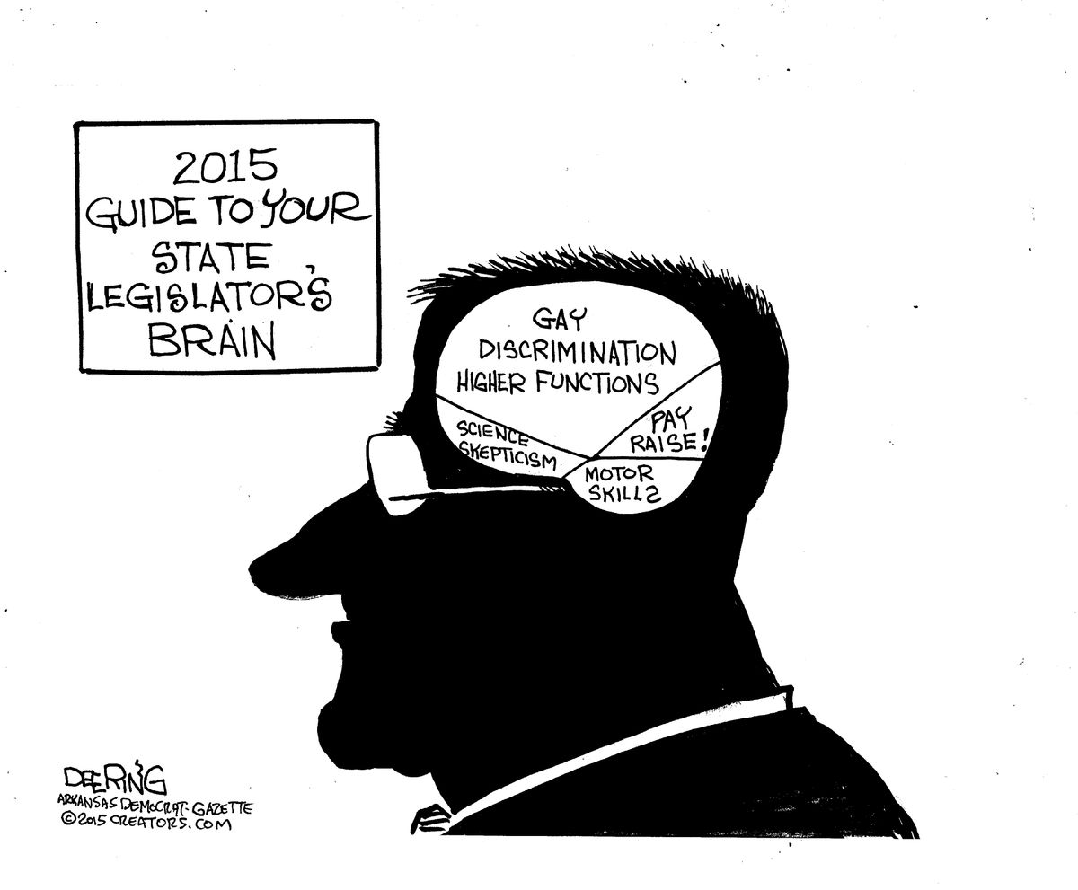 Political cartoon U.S. State Legislators | The Week