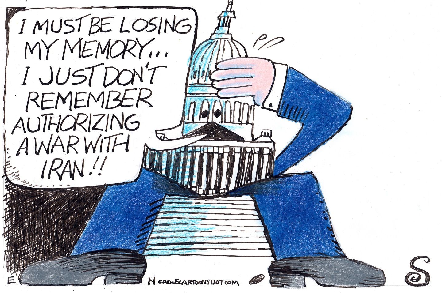 5 warmongering cartoons about congressional approval | The Week