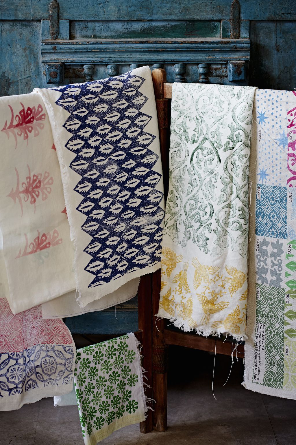 Block printing on fabric: a simple step by step guide | Homes and Gardens