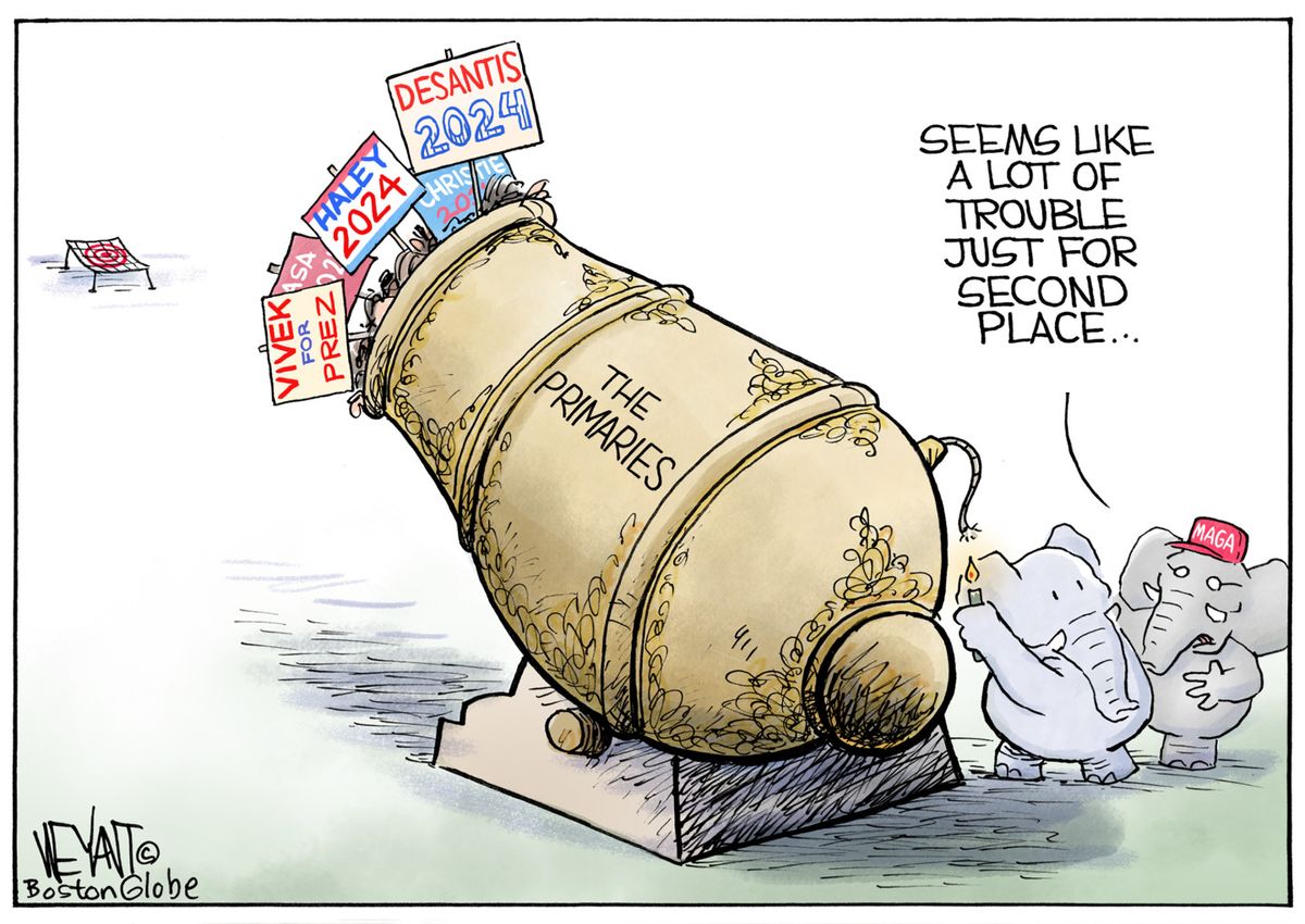 Today's political cartoons - January 12, 2024 | The Week