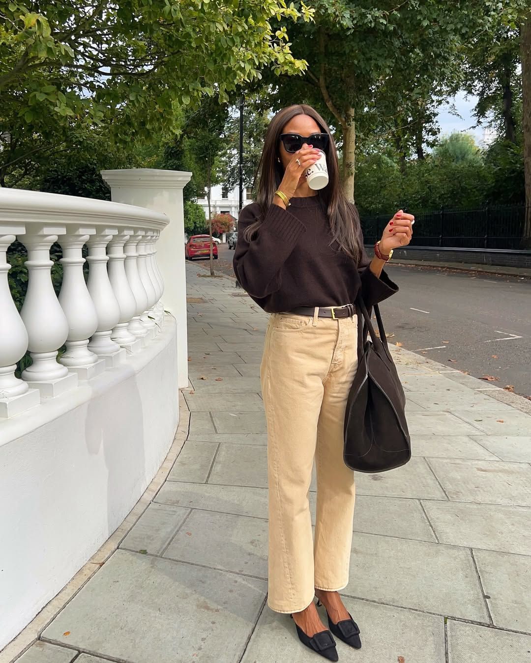 Five Classic Brown Jumper Outfits to Try This Year, According to a ...