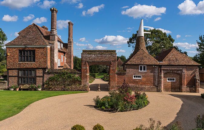 A country house whose spectacular walled garden boasts 16th century ...