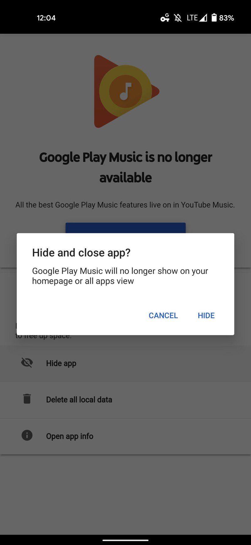 Google Play Music receives its last update so you can finally hide the ...
