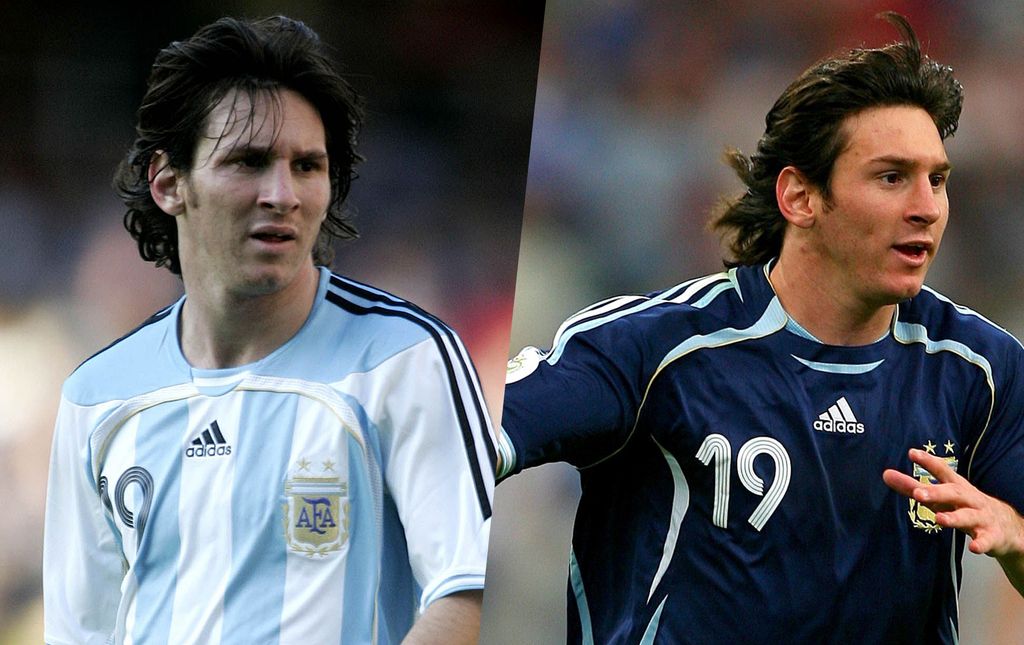 Take our money! Lionel Messi's Adidas Argentina 2006 shirts have been ...