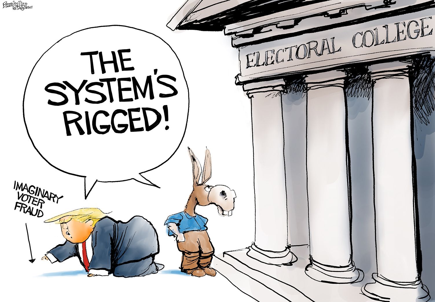 5 absurdly funny cartoons about Trump's desperate fraud claims | The Week