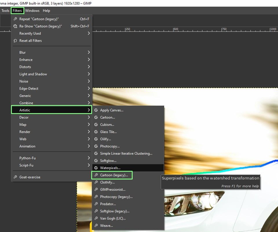How to work with layers and filters in GIMP | Tom's Hardware