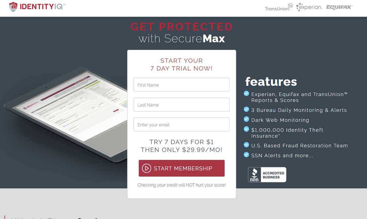 IdentityIQ Secure Max review | Tom's Guide