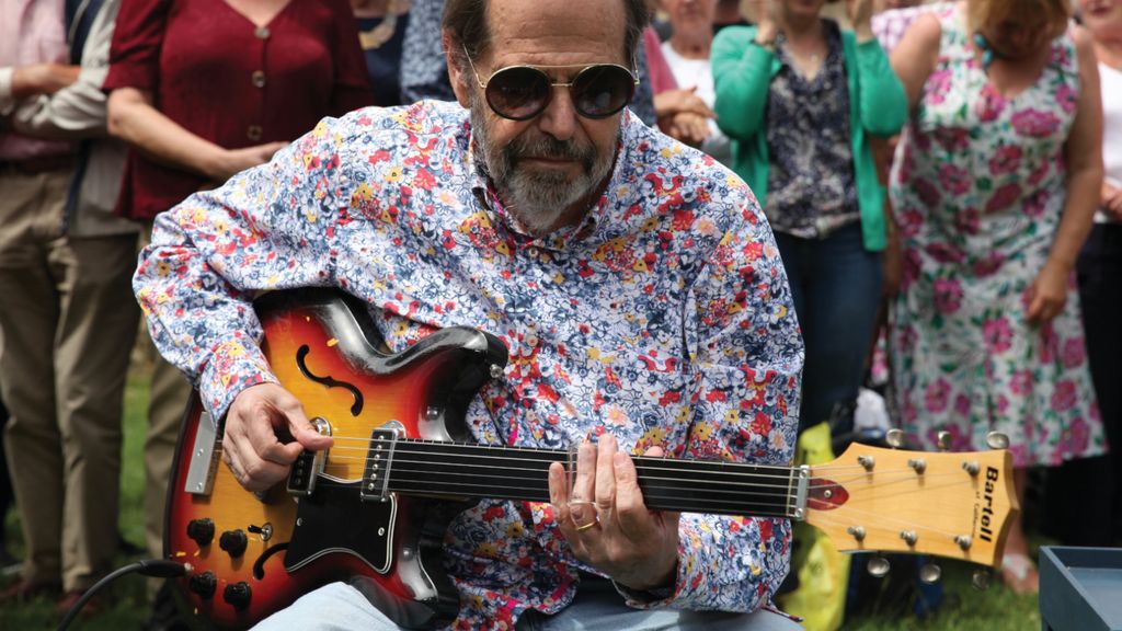 The Mysterious History of George Harrison’s “Mad” Bartell Fretless ...