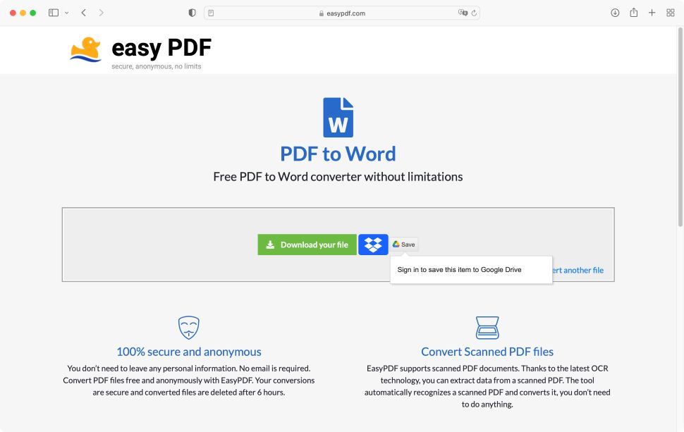 Easy PDF | TechRadar