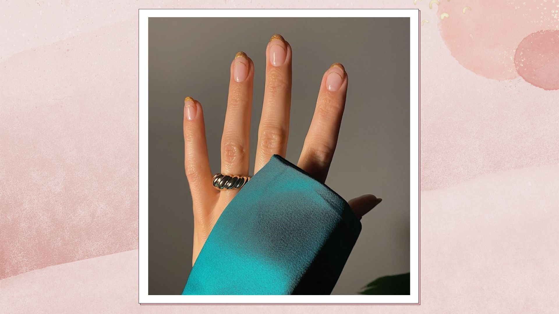 Everyone's wearing this French tip manicure with a twist | Woman & Home