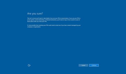 How to reset password from the Lock screen on the Windows 10 Fall ...