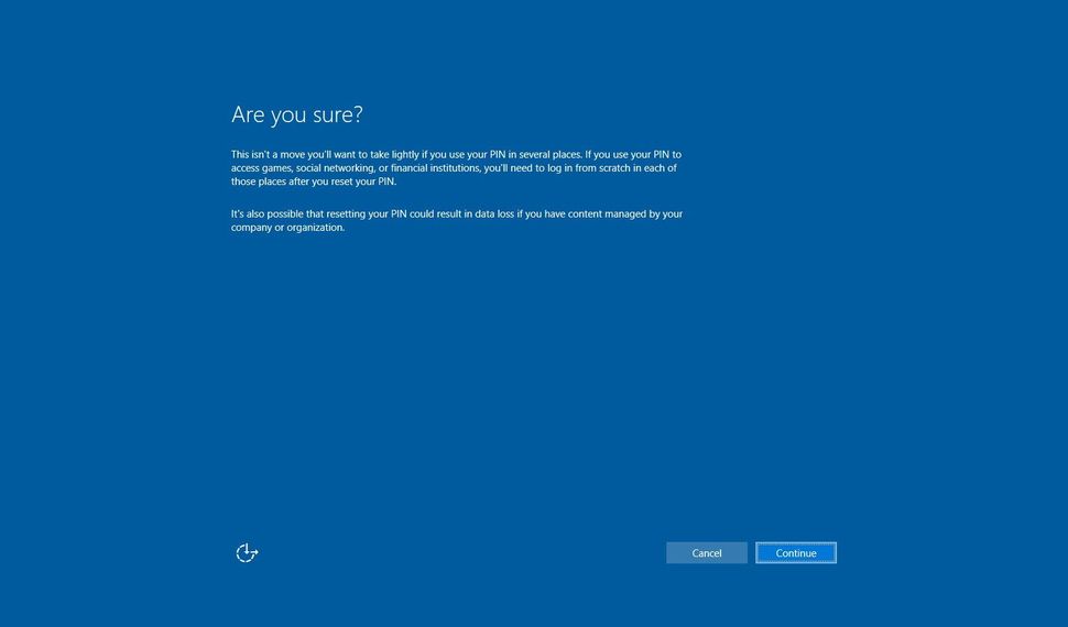 How to reset password from the Lock screen on the Windows 10 Fall ...
