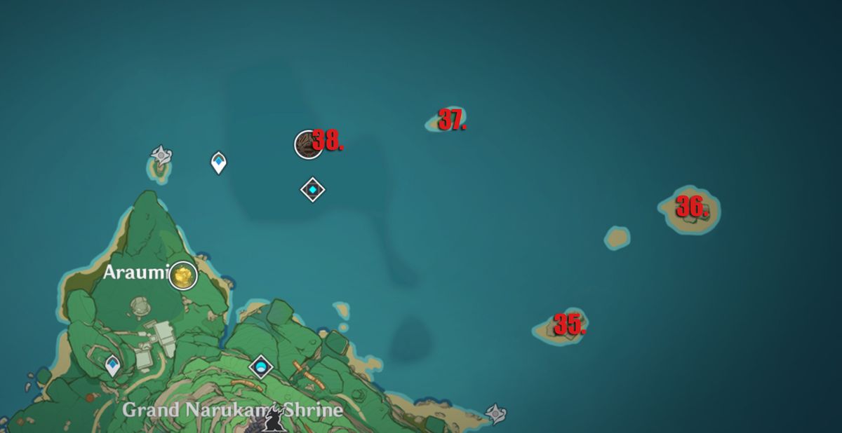 Genshin Impact Electroculus locations map | PC Gamer