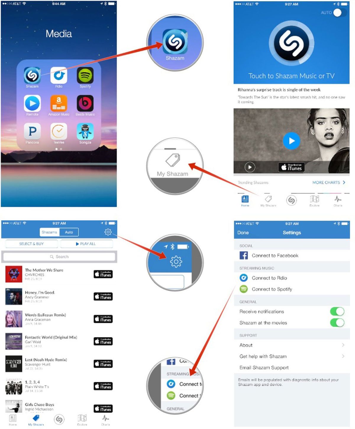How to instantly turn your Shazam tags into an Rdio or Spotify playlist ...