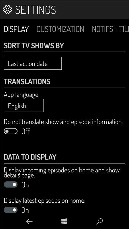 TV Show Tracker for Windows 10 helps manage your television time ...
