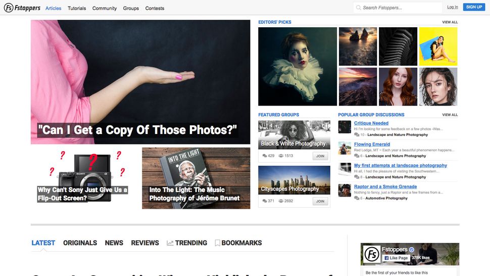The 17 best photography websites | Creative Bloq
