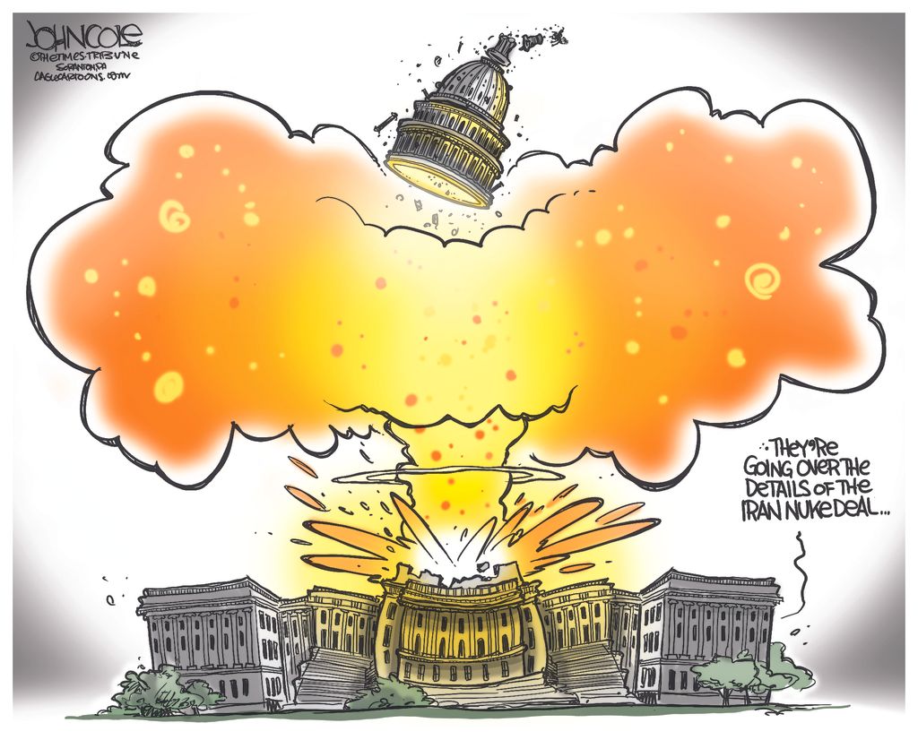 Political cartoon U.S. Iran Nuclear Deal | The Week