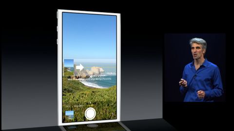 iOS 7 preview: Camera gains real-time filters, and... a square | iMore