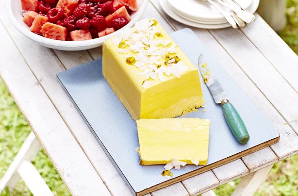 Semifreddo with mango and passion fruit | British Recipes | GoodtoKnow