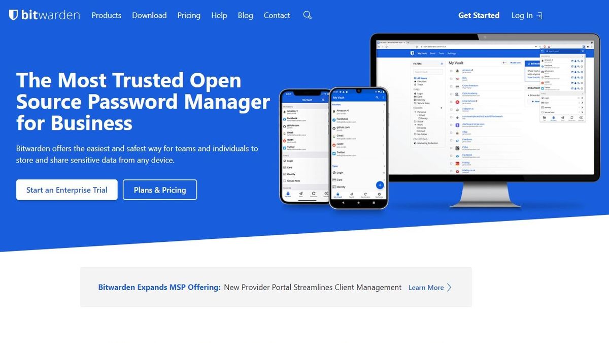 Bitwarden password manager | TechRadar