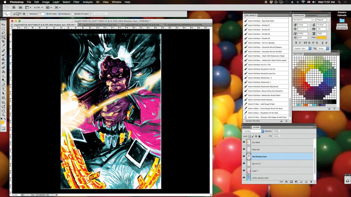 Combine traditional and digital skills to create a comic cover ...
