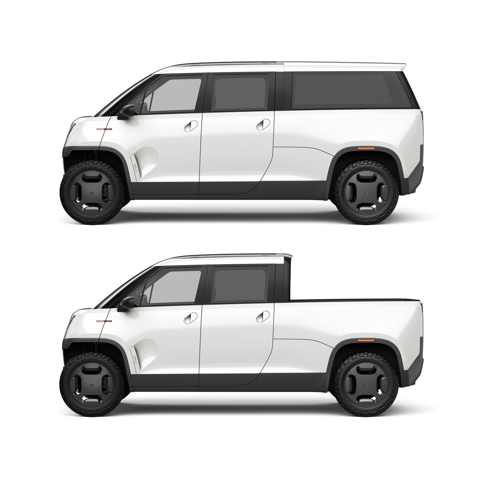 Meet the final drivable prototype of the Telo MT1 pickup truck, shaped ...