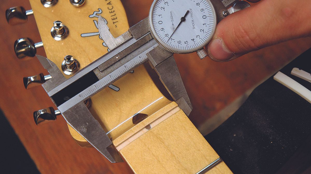 How to make a bone guitar nut | MusicRadar