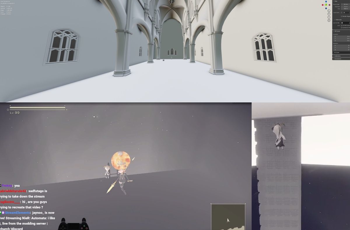 Meet the Nier Automata modders recreating its mysterious secret church ...