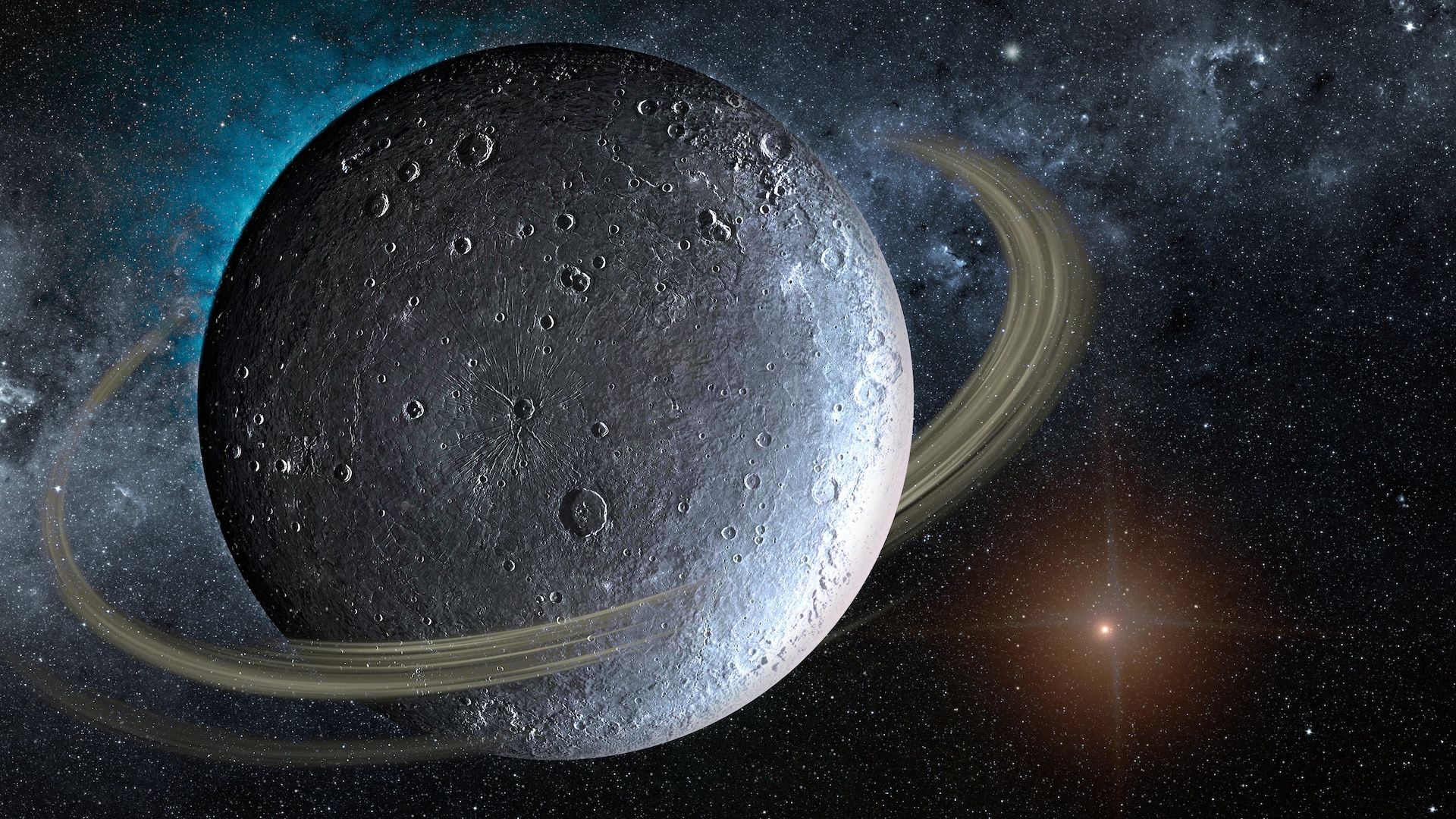 Earth's moon could've had Saturn-like rings, new study hints | Live Science