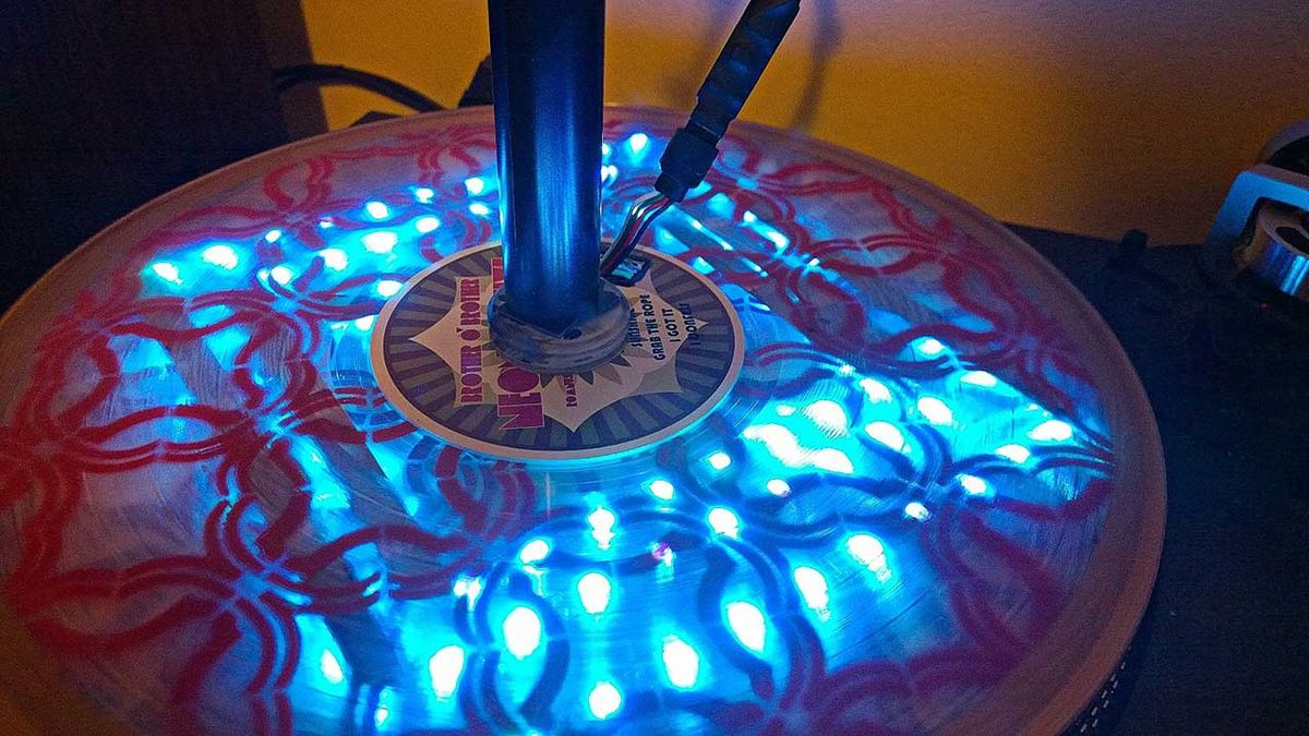 World's first remote-controlled vinyl record with flashing LEDs ...