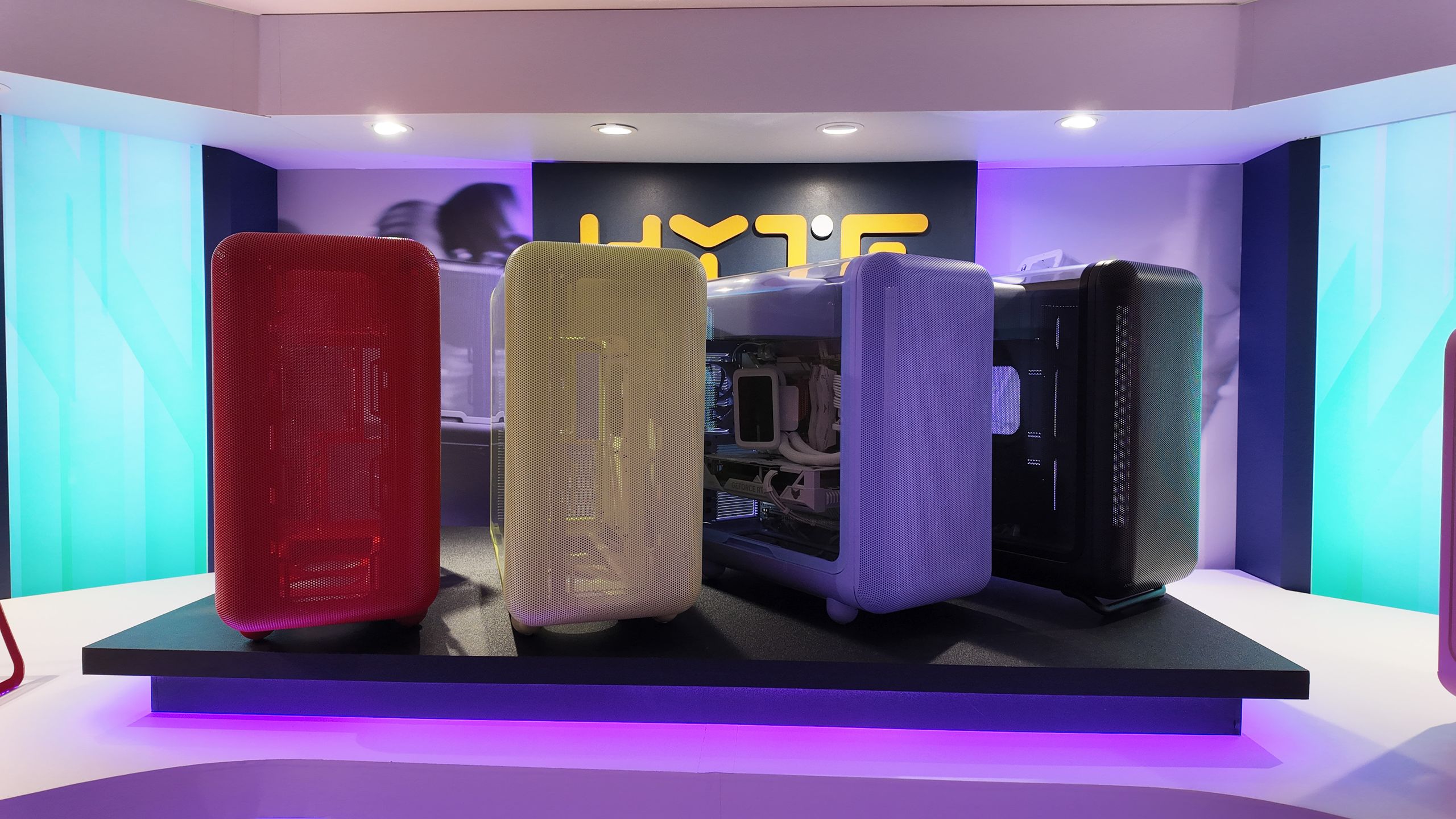 Hyte's latest case is a bold and colorful break from today's obsession ...