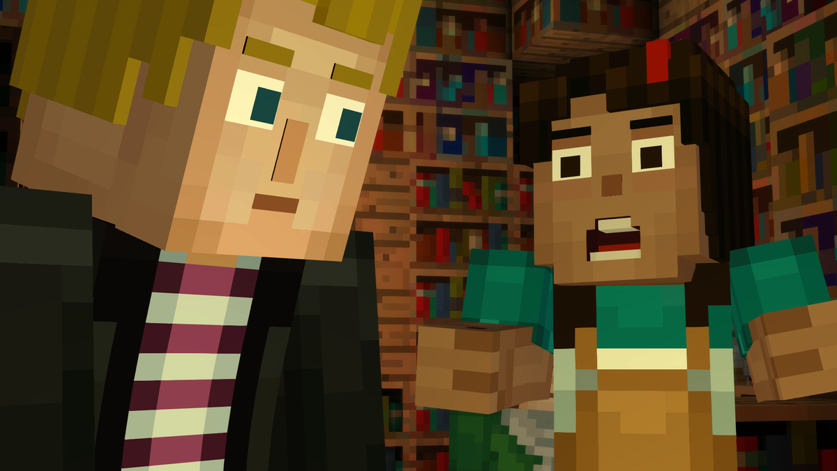Minecraft: Story Mode's first episode is a blocky mess | PC Gamer