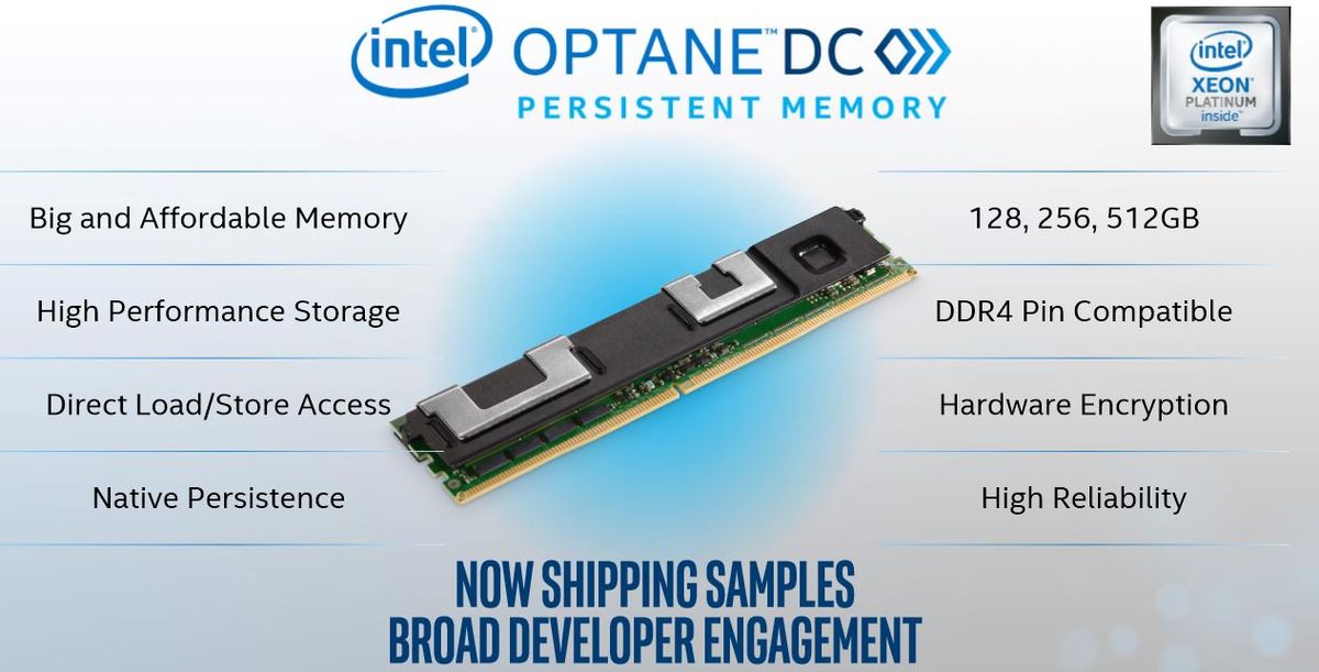 Intel Displays 512GB Optane DC Persistent Memory DIMMs | Tom's Hardware