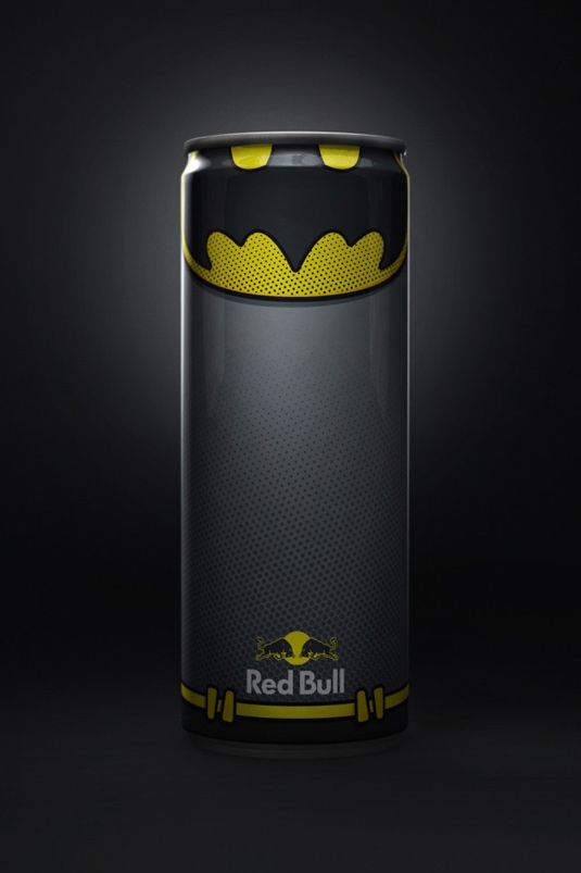 Designer reveals new superhero packaging for RedBull | Creative Bloq