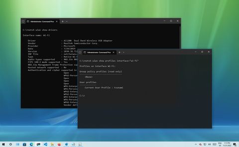 How to manage wireless networks with Command Prompt on Windows 10 ...