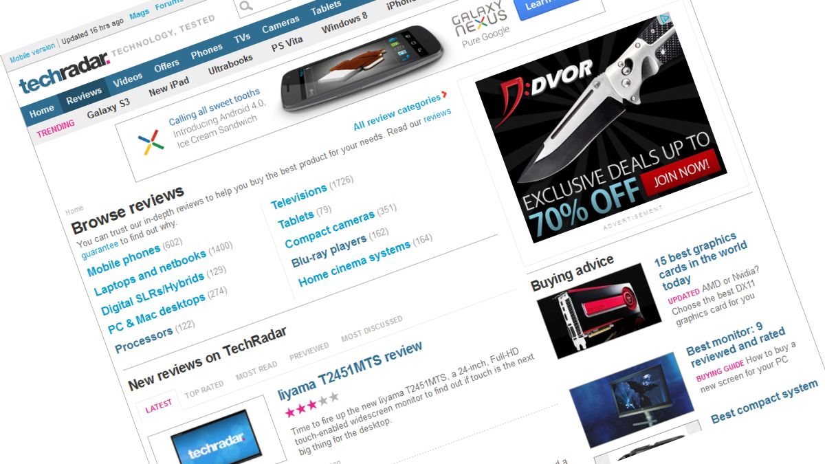 Welcome to TechRadar in the US | TechRadar