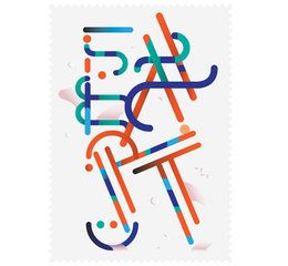 Swoopy typeface inspired by wind and sea | Creative Bloq