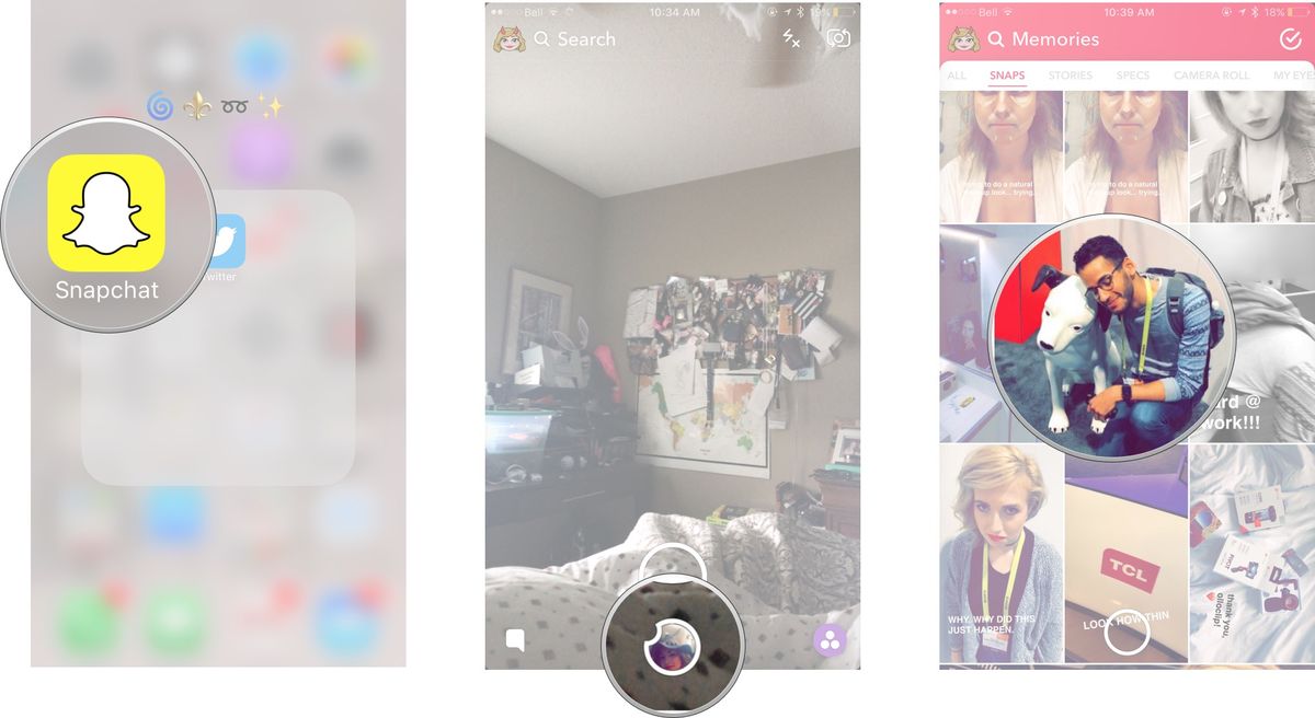 How use Memories on Snapchat | iMore