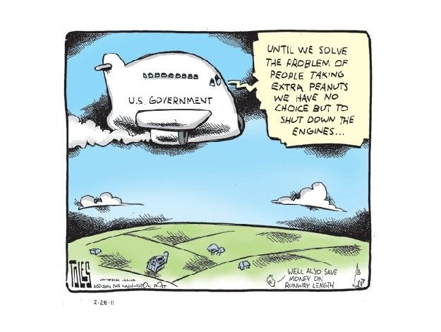 The government lobbies with peanuts | The Week