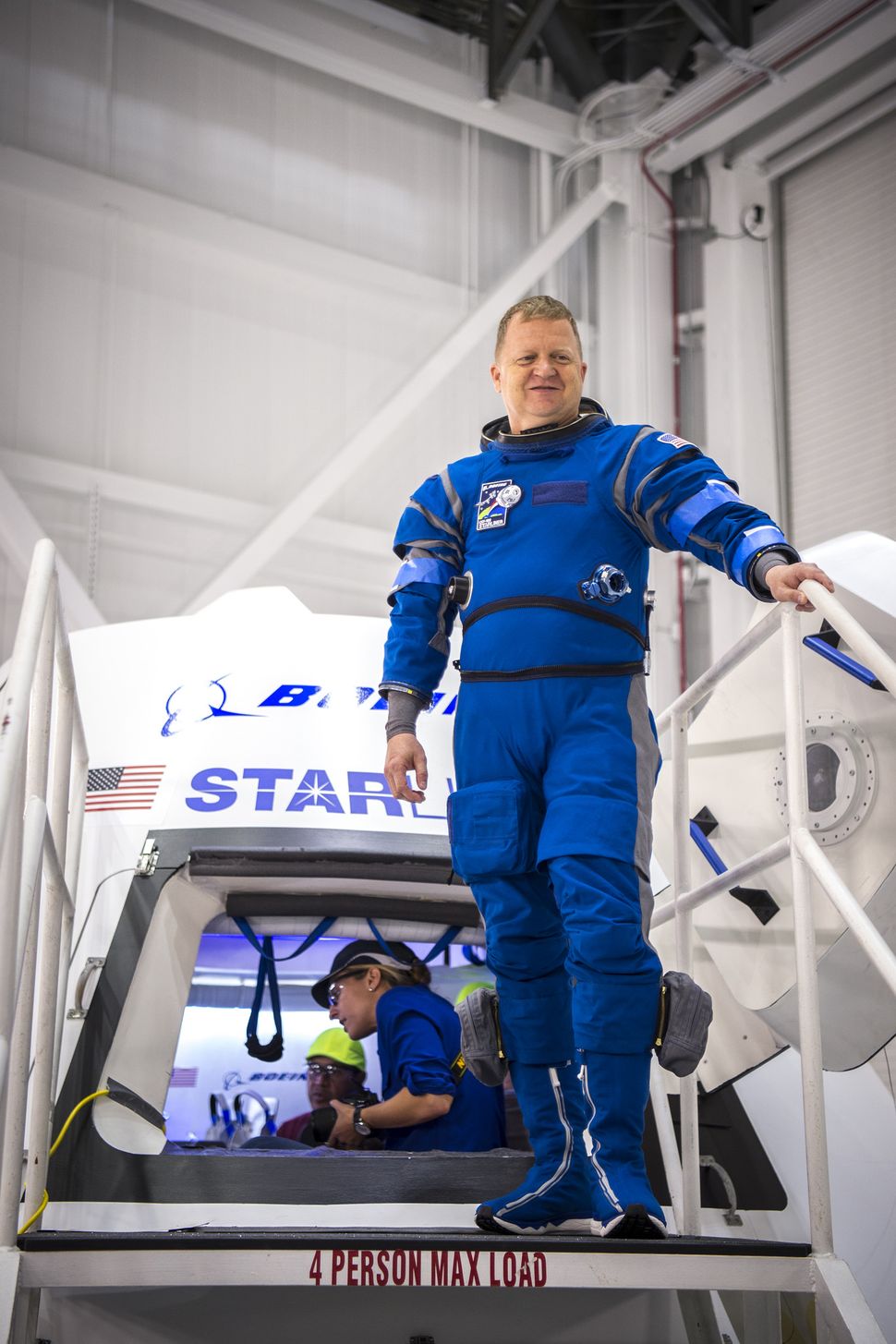 Photos: New 'Boeing Blue' Spacesuit for Starliner Capsule | Space