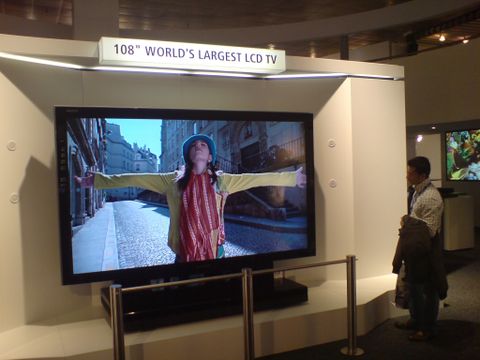 CeBIT 2007: Sharp shows biggest ever LCD TV | TechRadar